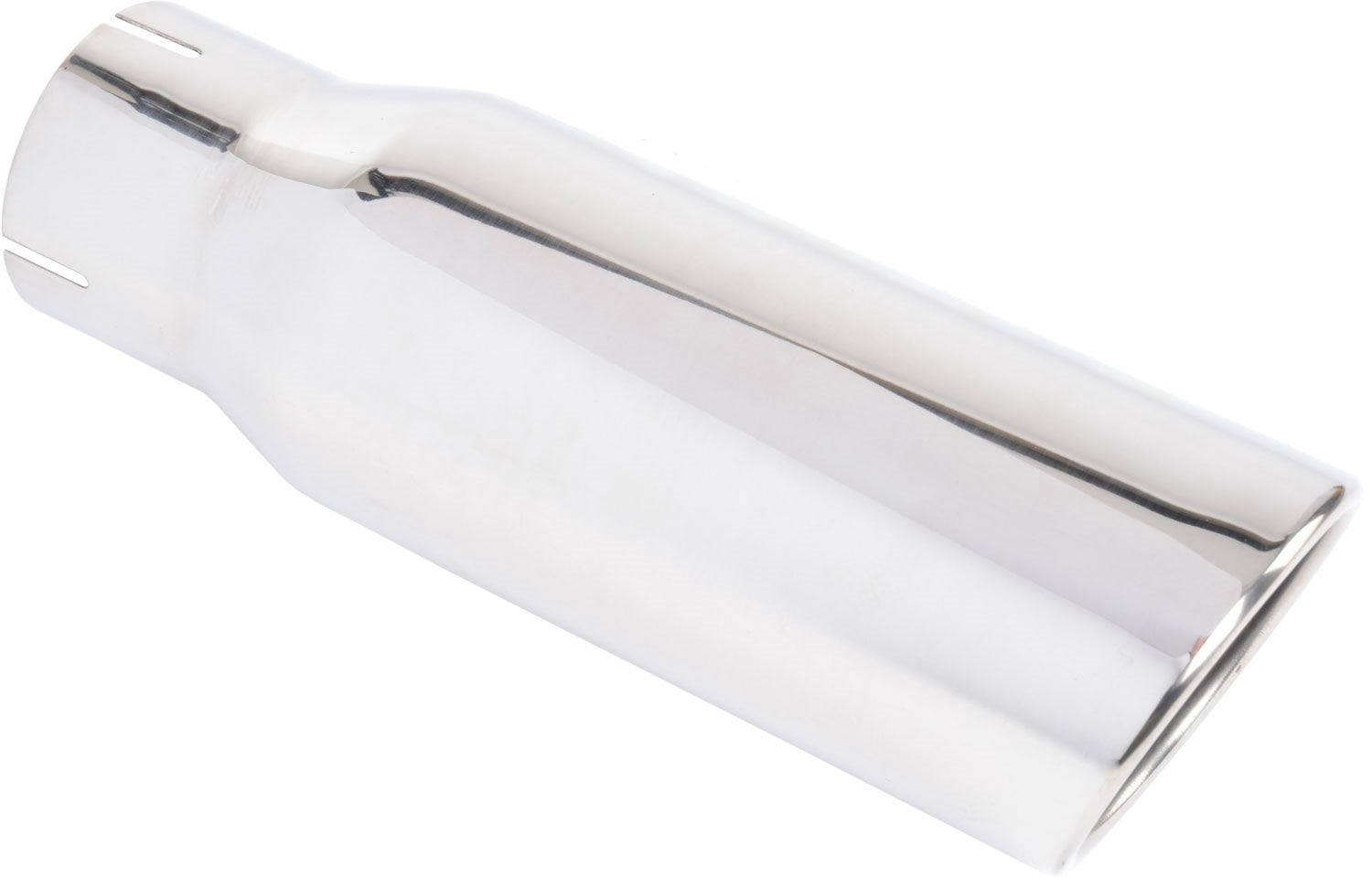 JEGS 30975 Stainless Exhaust Tip Overall Length: 12 Inlet I.D.: 3 ...
