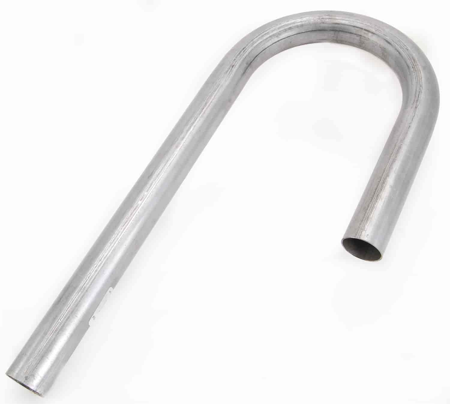 JEGS 319005 Mandrel J-Bend 16-gauge Aluminized Steel OD: 1-1/2 CL ...