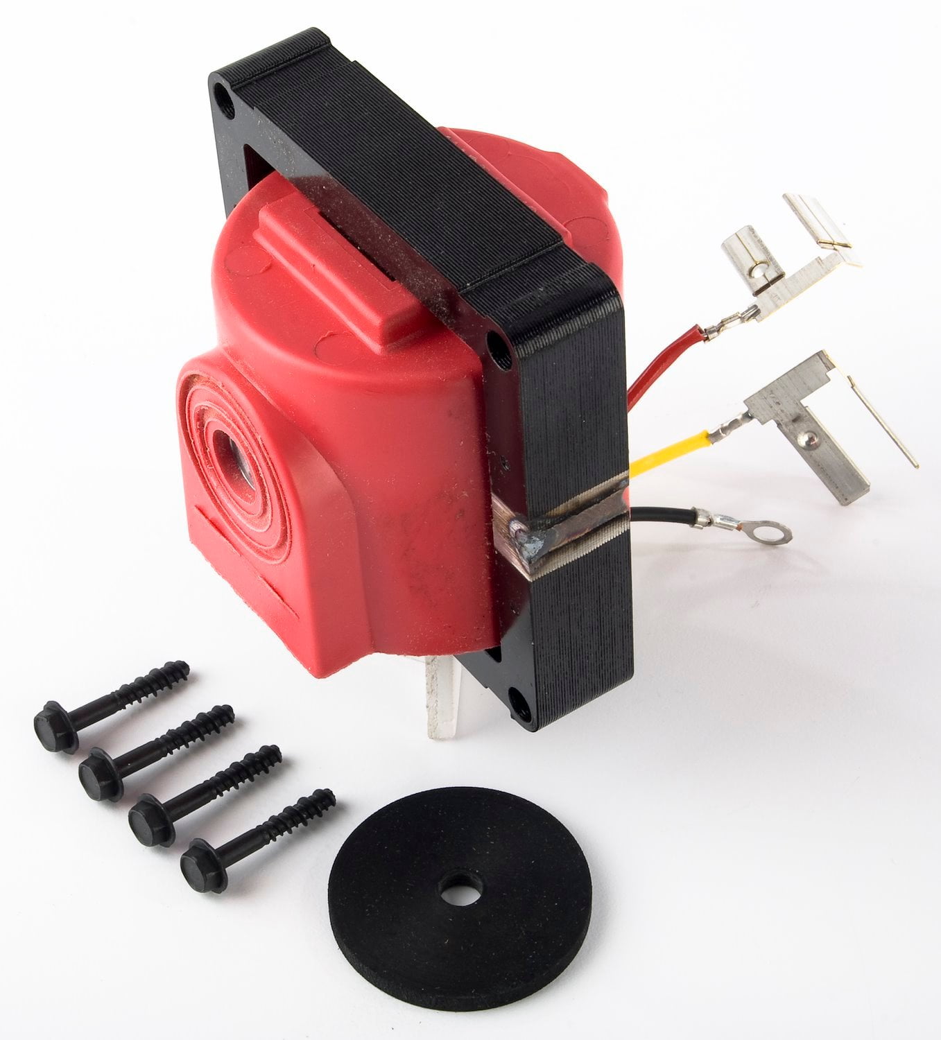 JEGS 40115 HEI Coil 42 000 Volt Output Red Housing Red & Yellow Primary ...