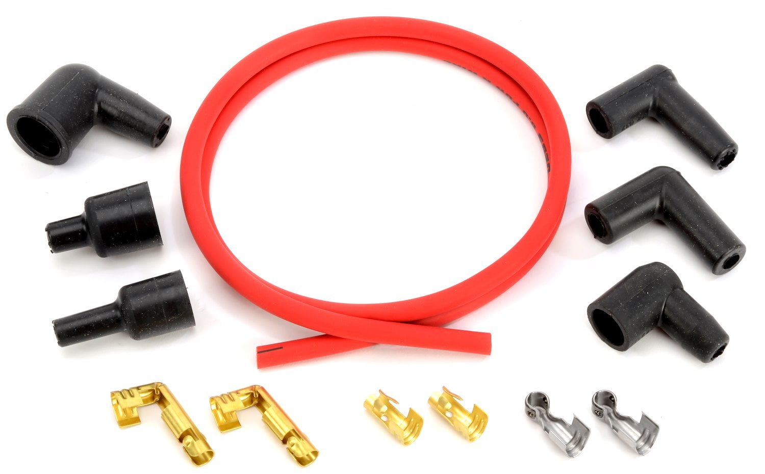 JEGS 40202 8.0mm Coil Wire Kit Red Pow r Wire 36 in. Long Includes: 4 ...
