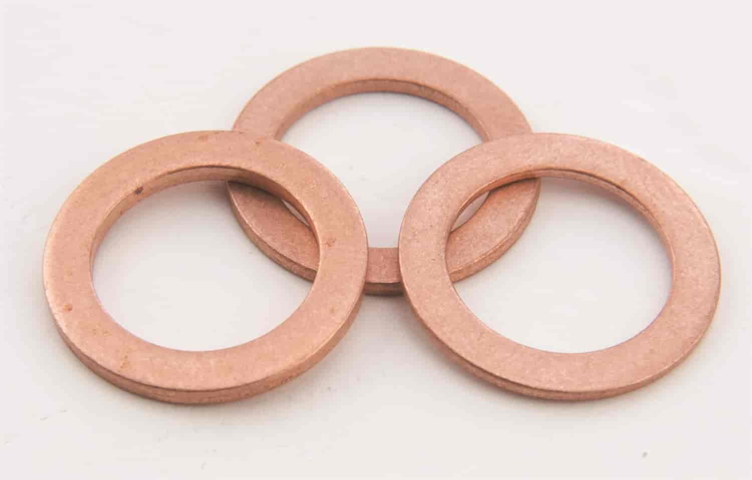 JEGS 40355 Flat Seat Spark Plug Index Washers 14mm Thicknesses: .043 ...