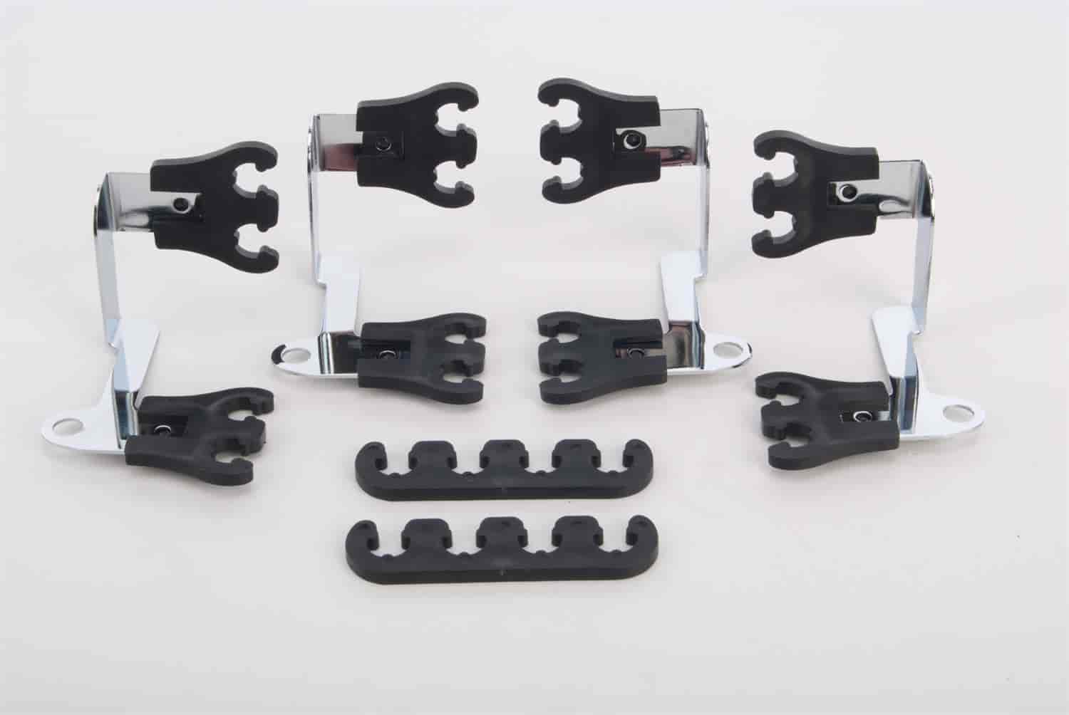 JEGS 40370 Competition Wire Loom Kit Fits 7mm - 9mm Wires Black ...