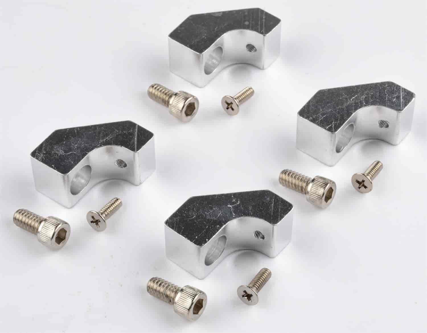 JEGS 40376 Aluminum Wire Loom Bracket Set Fits 1986-Up Small Block ...