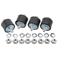 JEGS 40687 Vibration Isolator Mount Kit 1/4 -20 Thread 1 Diameter x 3/4 ...