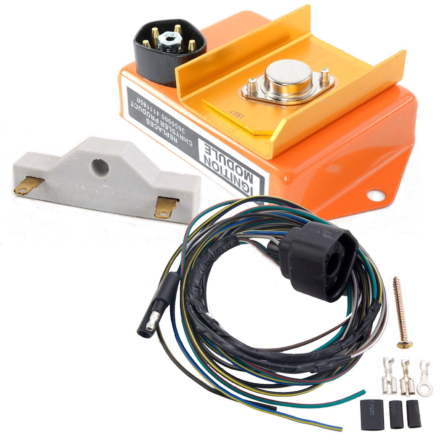 JEGS 40800K Mopar Ignition Kit Includes: Orange Ignition Control Unit ...