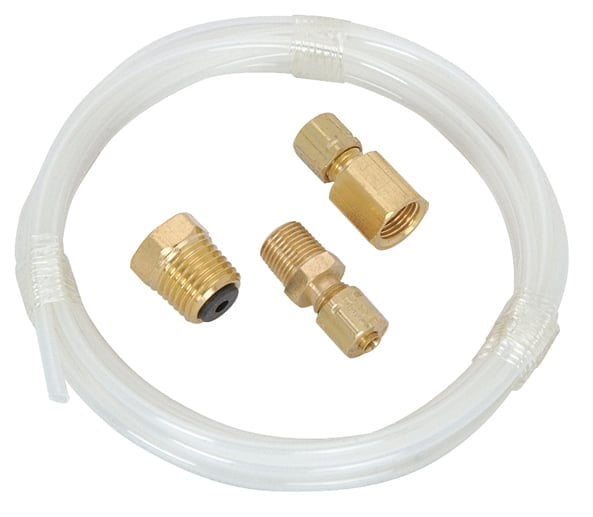 JEGS 41050 Mechanical Oil Pressure Gauge Tubing Kit 6 ft. Nylon Tubing ...