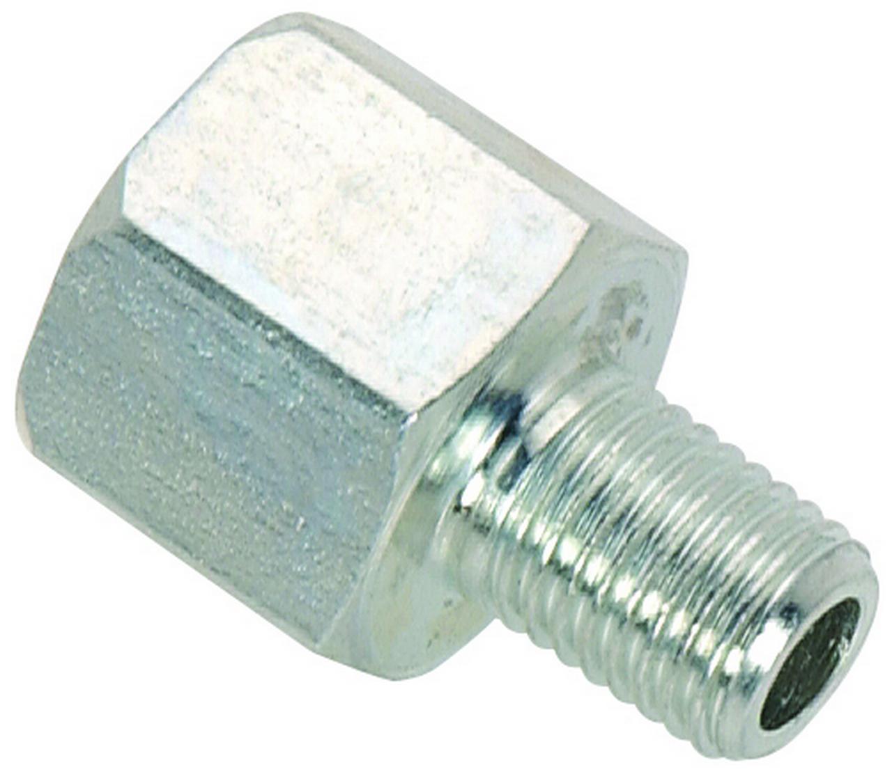 JEGS 41062 Mechanical Fuel Pressure Gauge Adapter Fitting 1/16 NPT Male ...