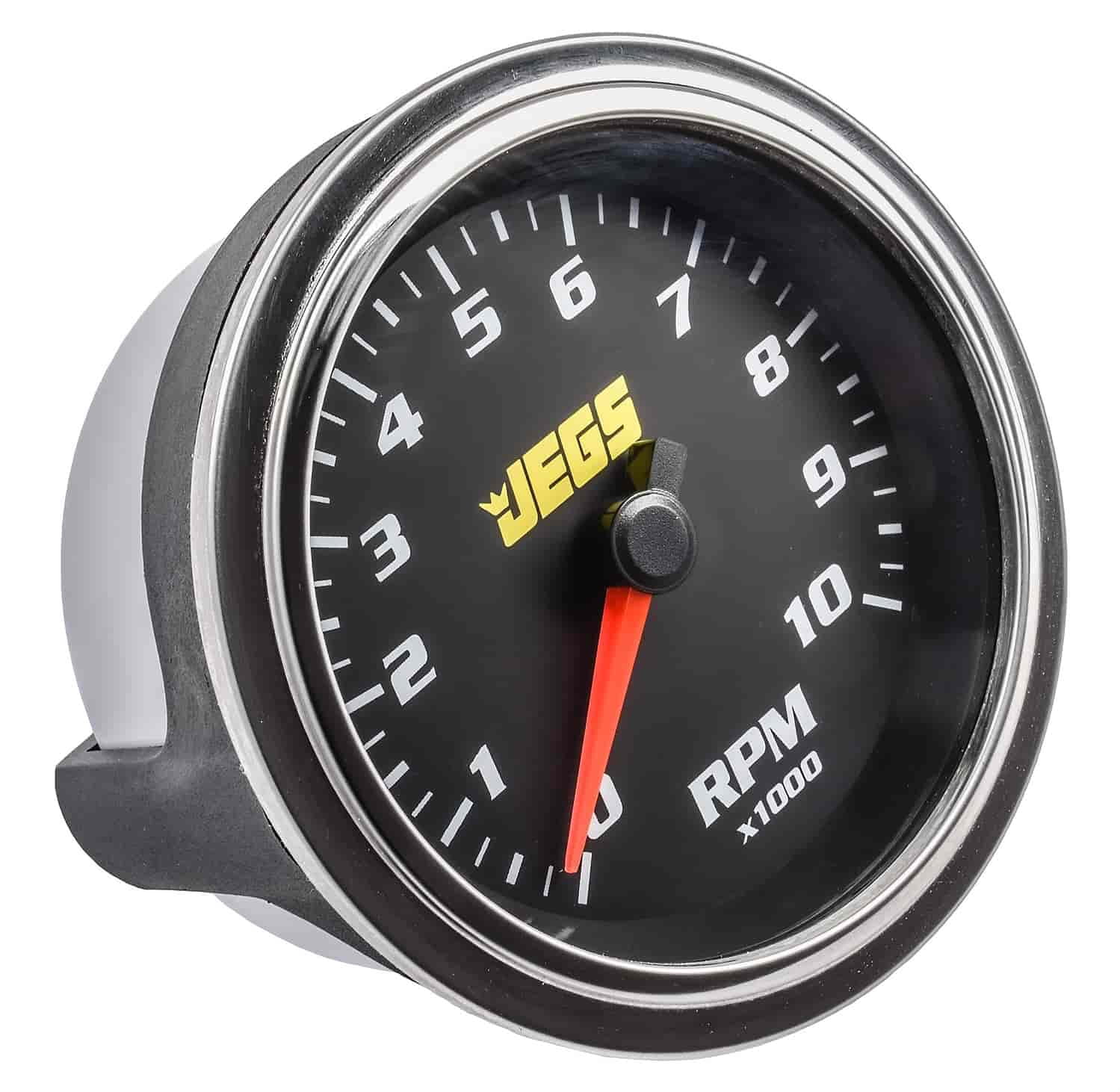 JEGS 41270 3-3/8 Electric Tachometer Black 0-10 000 RPM LED Lighting ...