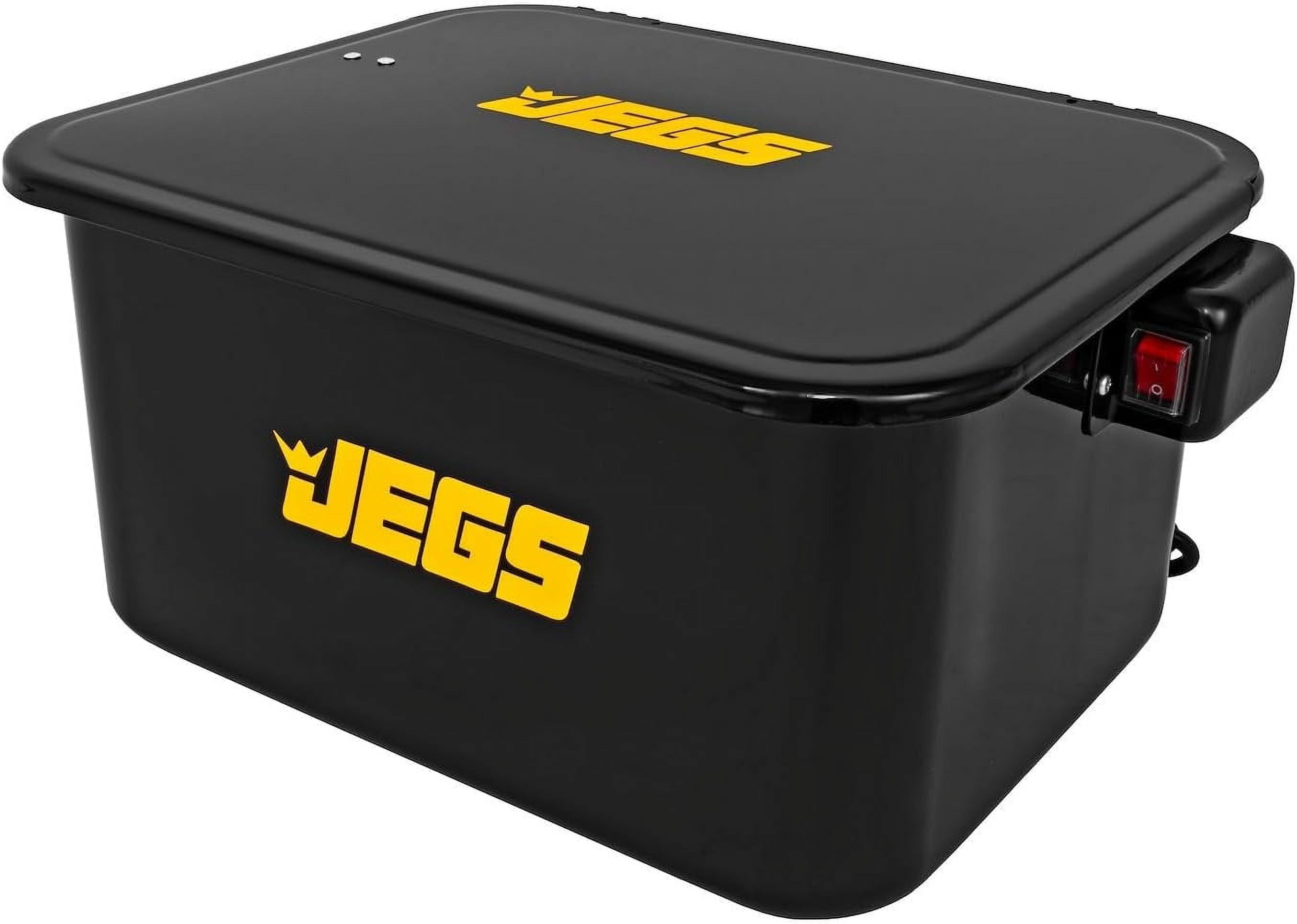 JEGS 5-Gallon Portable Parts Washer | 3.5 Gallon Solvent Capacity | 3.96 Gallon Per Minute Max ...