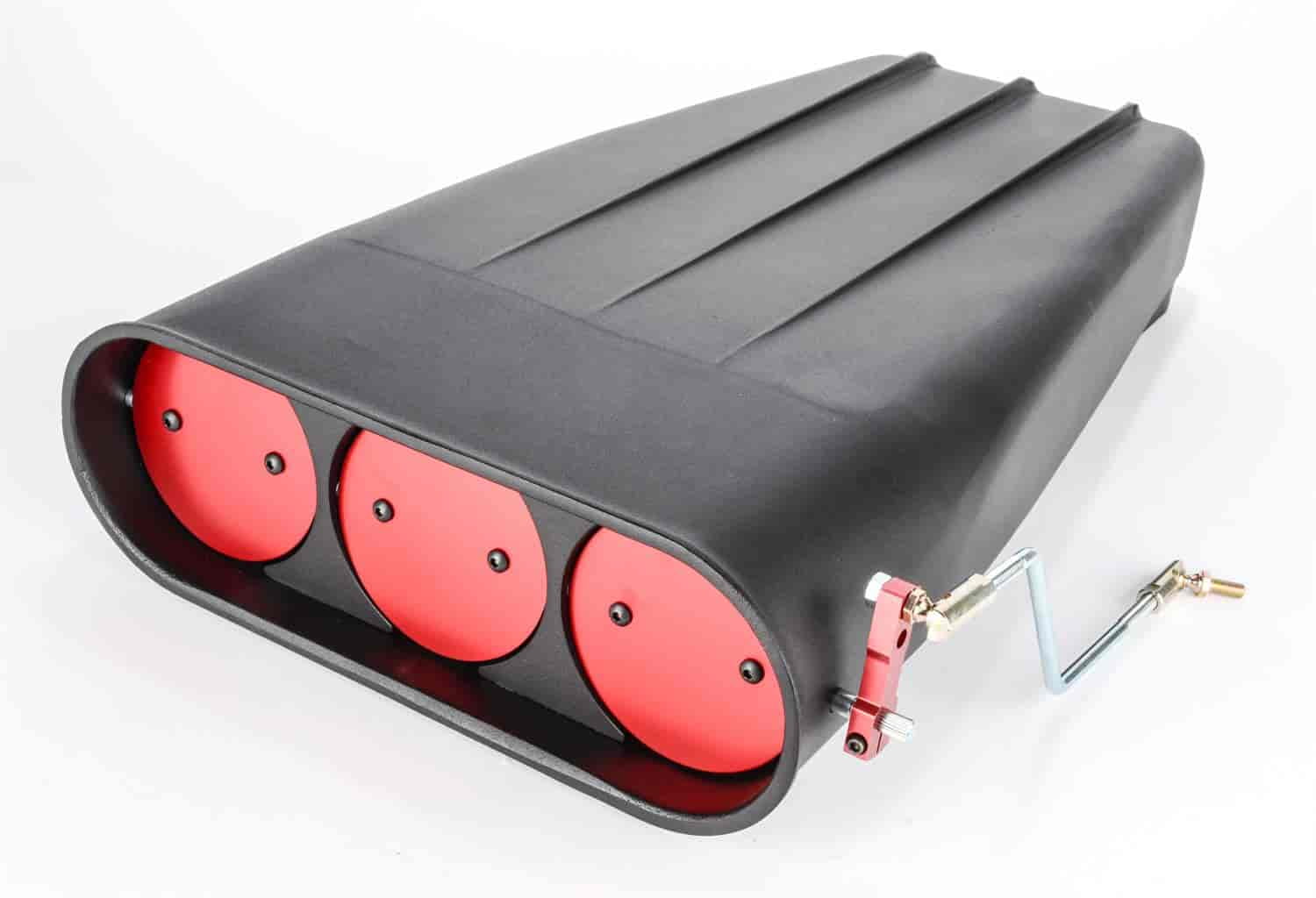 JEGS 50062 Bug Catcher Style Scoop Fits Single or Dual 4-Barrel Carburetors Finn - Walmart.com