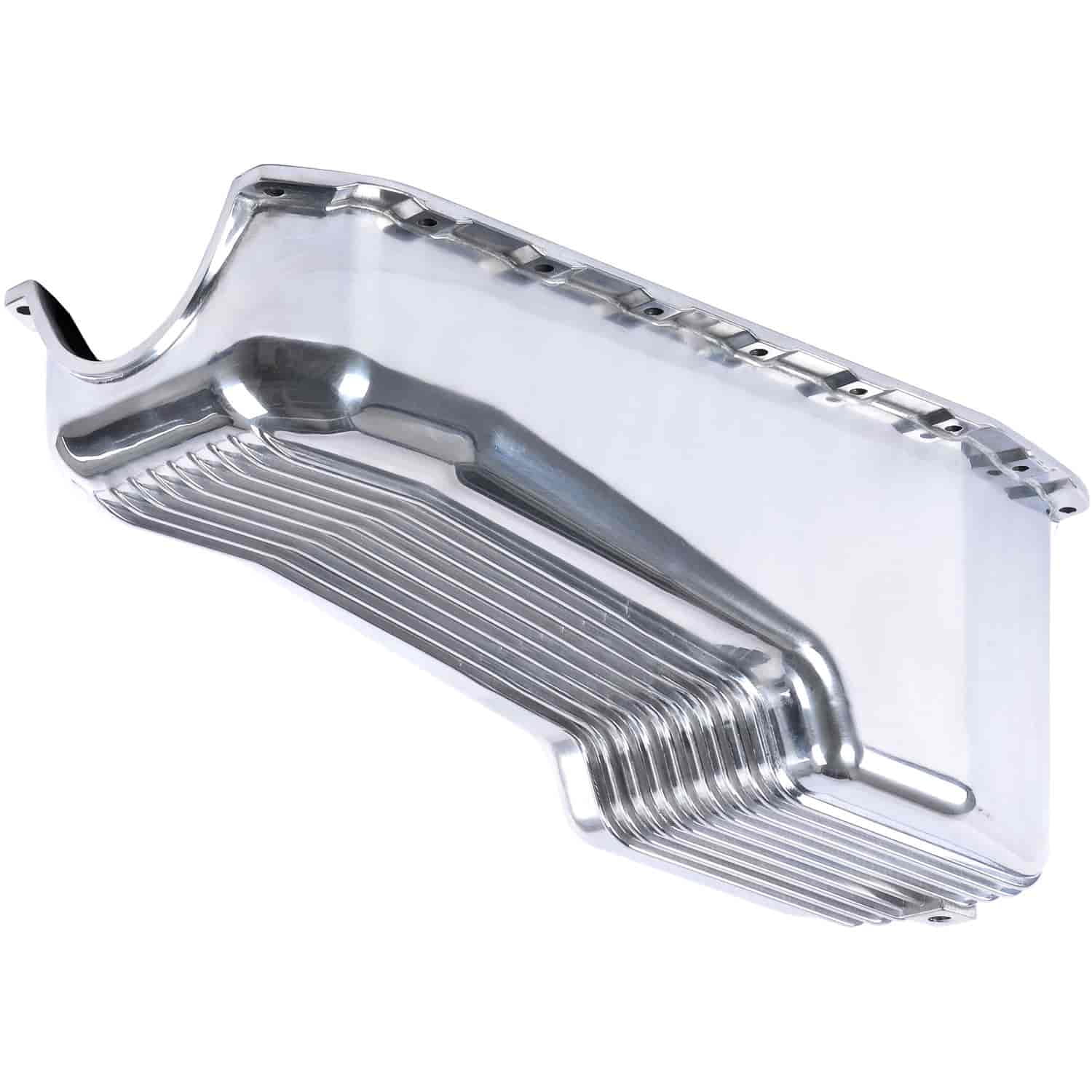 JEGS 50203 Finned Aluminum Oil Pan 1980-1985 Small Block Chevy ...