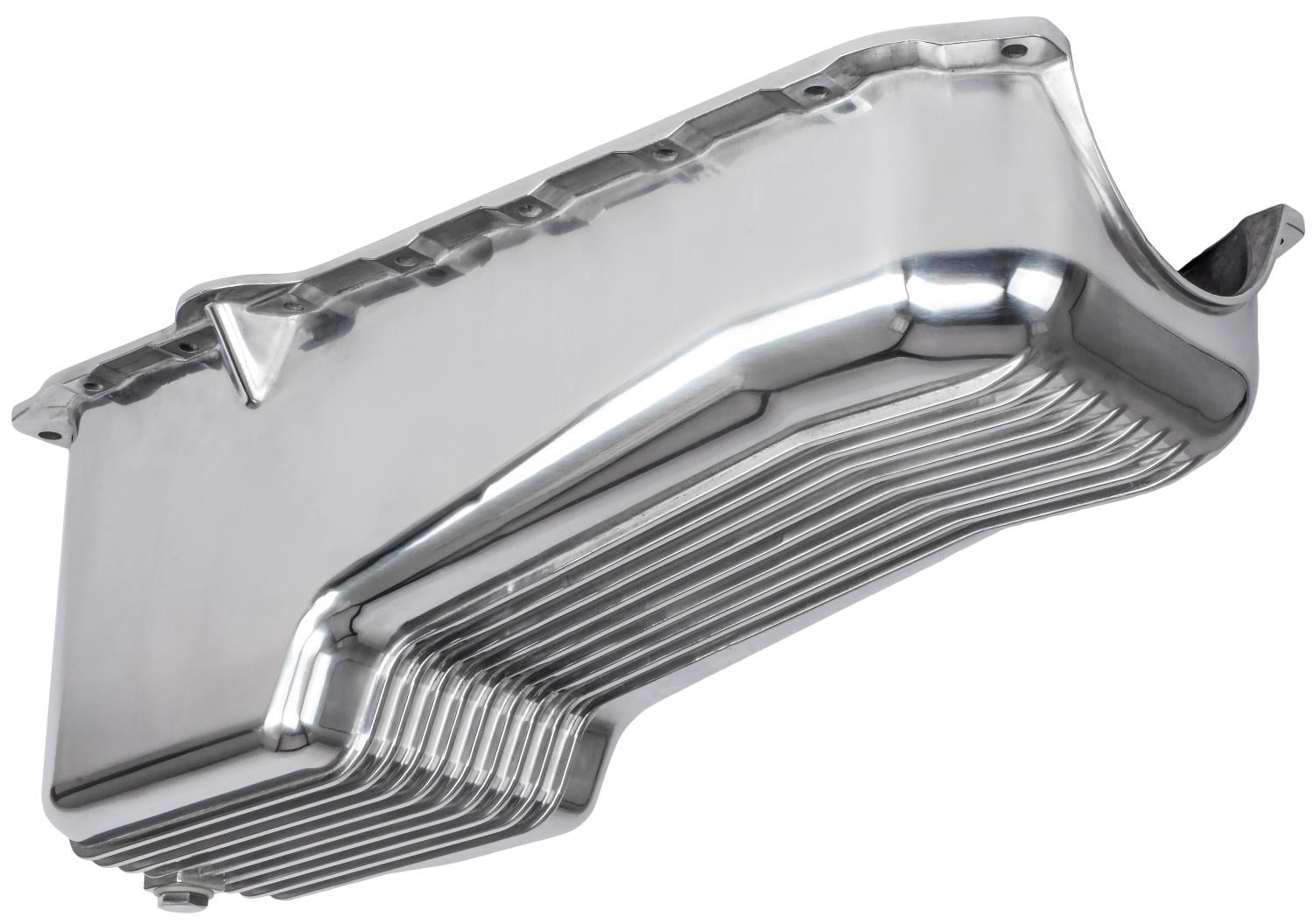 JEGS 50204 Finned Aluminum Oil Pan 1986-2002 Small Block Chevy ...