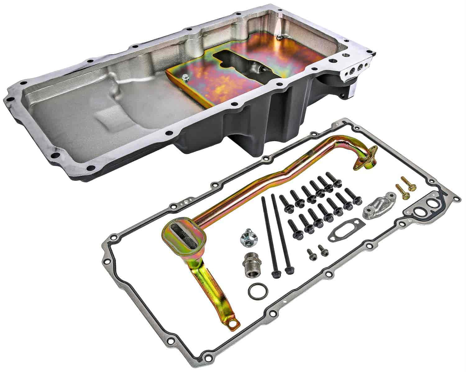 JEGS 50277 Oil Pan GM LS Series Engines Designed for Additional Chassis ...