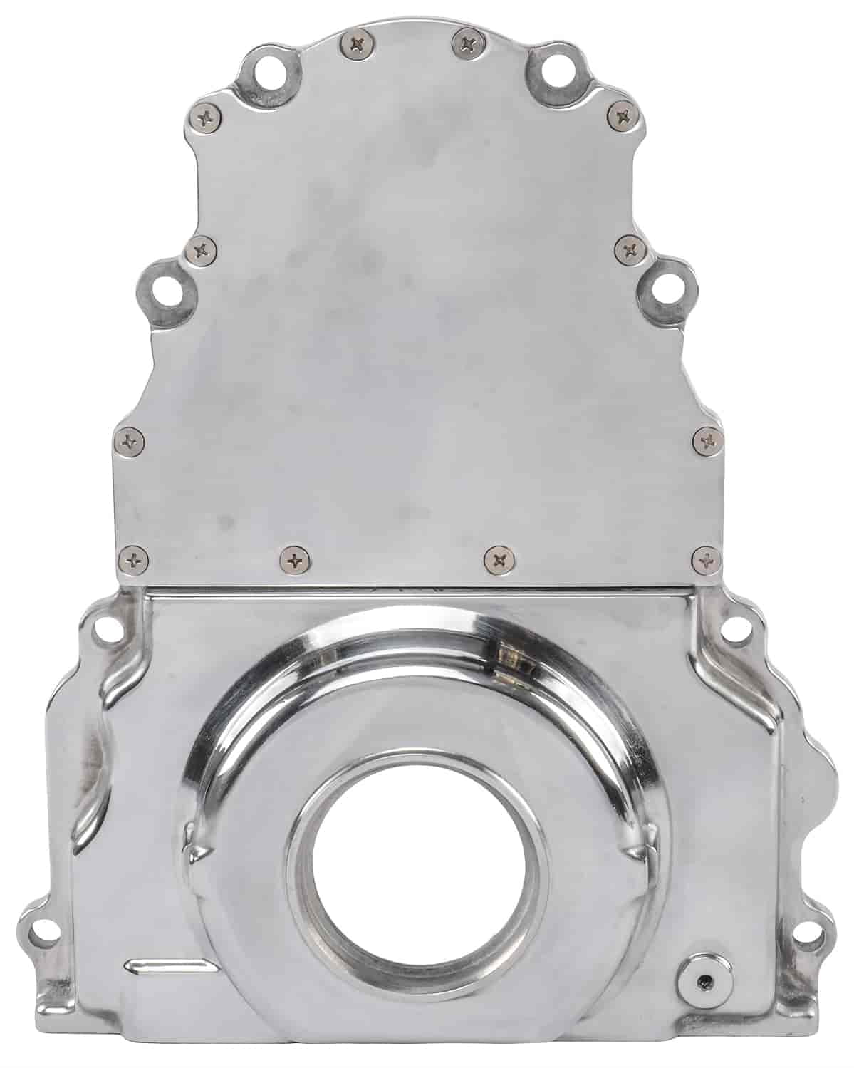JEGS 50327 GM LS Timing Cover Up to Gen IV with Rear Mounted Cam ...