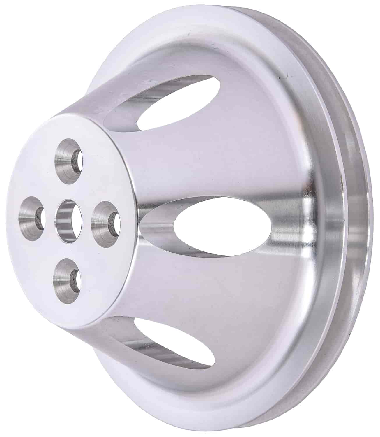 JEGS 504001 Water Pump Pulley Small Block Chevy Satin Aluminum Short ...
