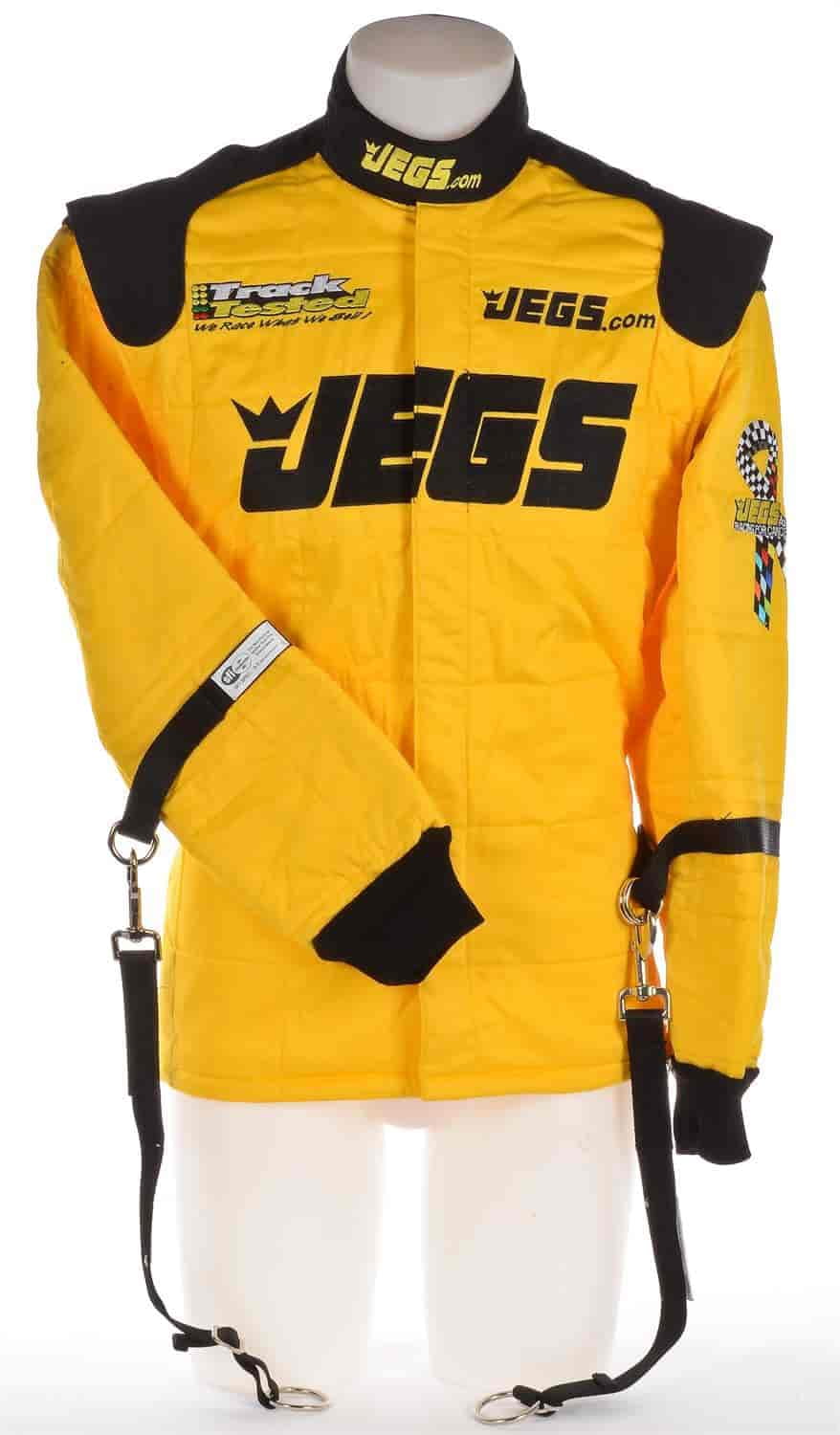 JEGS 5050 Triple Layer Jacket with Arm Restraints Small Pyrovatex FR ...