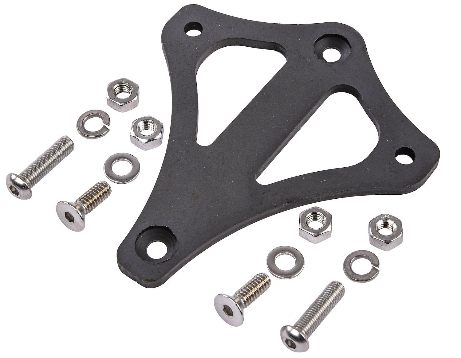 JEGS 51148 Just-A-Ble Mounting Bracket Powder Coated Black Finish Fits ...