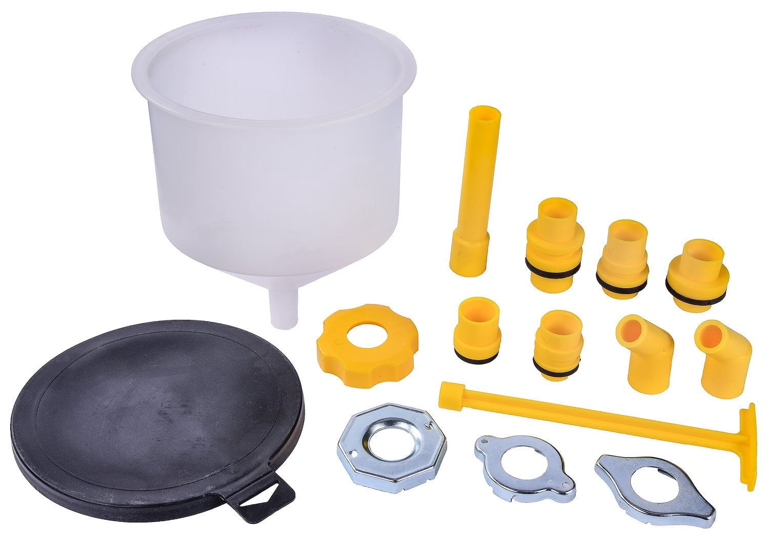 JEGS 51220 Radiator Coolant Filling Funnel Kit with Container, No Spill ...