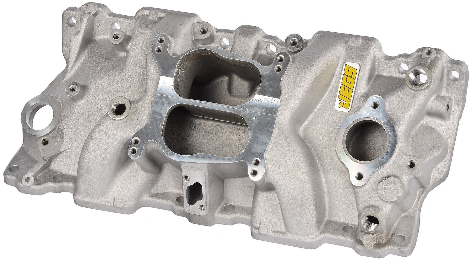 JEGS 513001 Intake Manifold 1955-1986 Small Block Chevy 262 265-283-302 ...