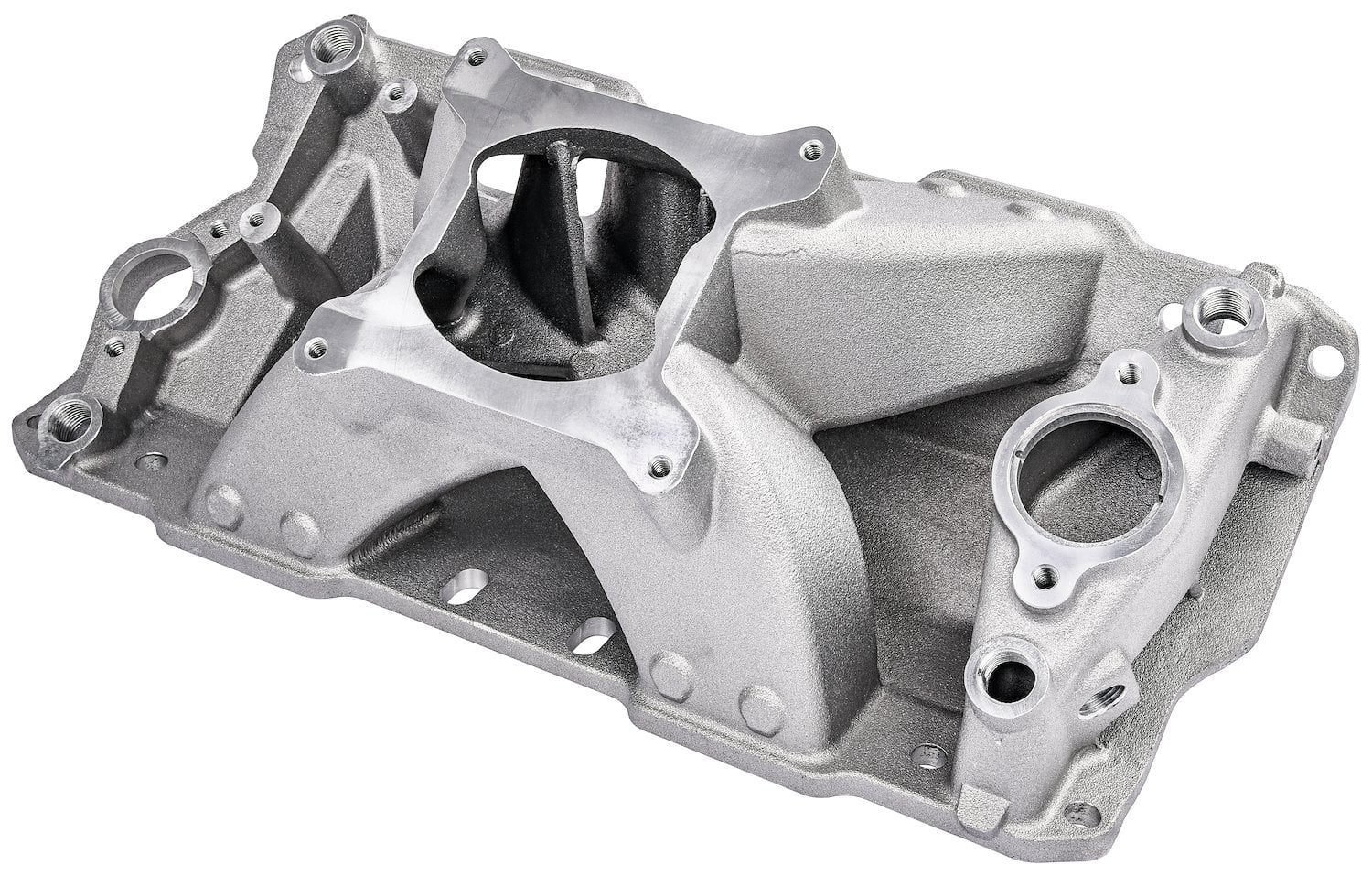 JEGS 513026 Intake Manifold 1955-1995 Small Block Chevy 262-400 Hi-Rise ...