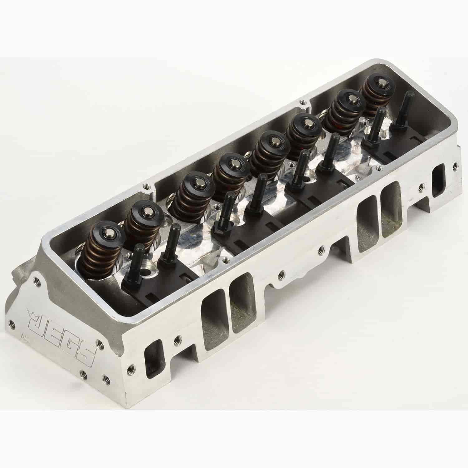 JEGS 514002 Cylinder Head SB Chevy Aluminum 180cc Intake Ports 64cc ...