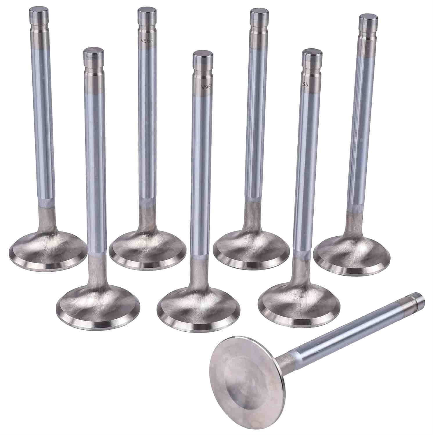 JEGS 514156 Performance Stainless Steel Exhaust Valves Small Block ...