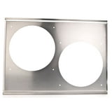 JEGS Aluminum Fan Shroud Cooling Assembly for Dual 11 in. Fans, 25 5/8 ...