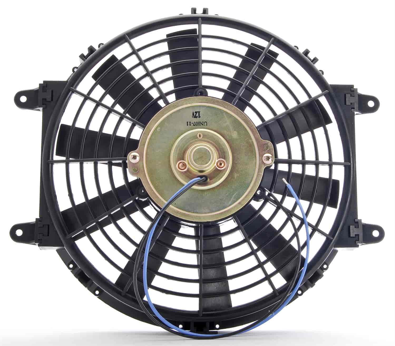 JEGS 52130 Universal Electric Fan 10 Diameter Straight Blade 1000 cfm 7 ...