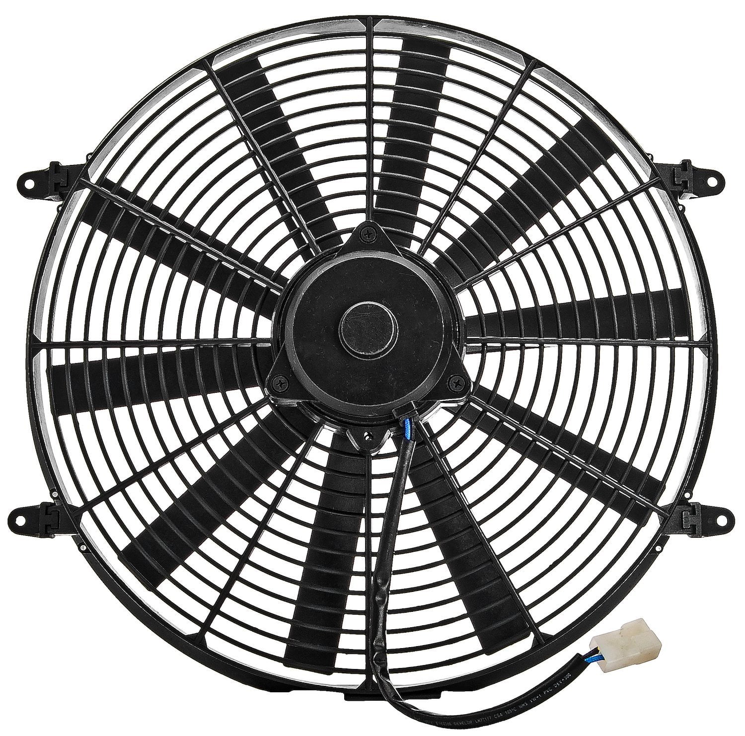 JEGS 52133 Universal Electric Fan 16 Diameter Straight Blade 2100 cfm 9 ...