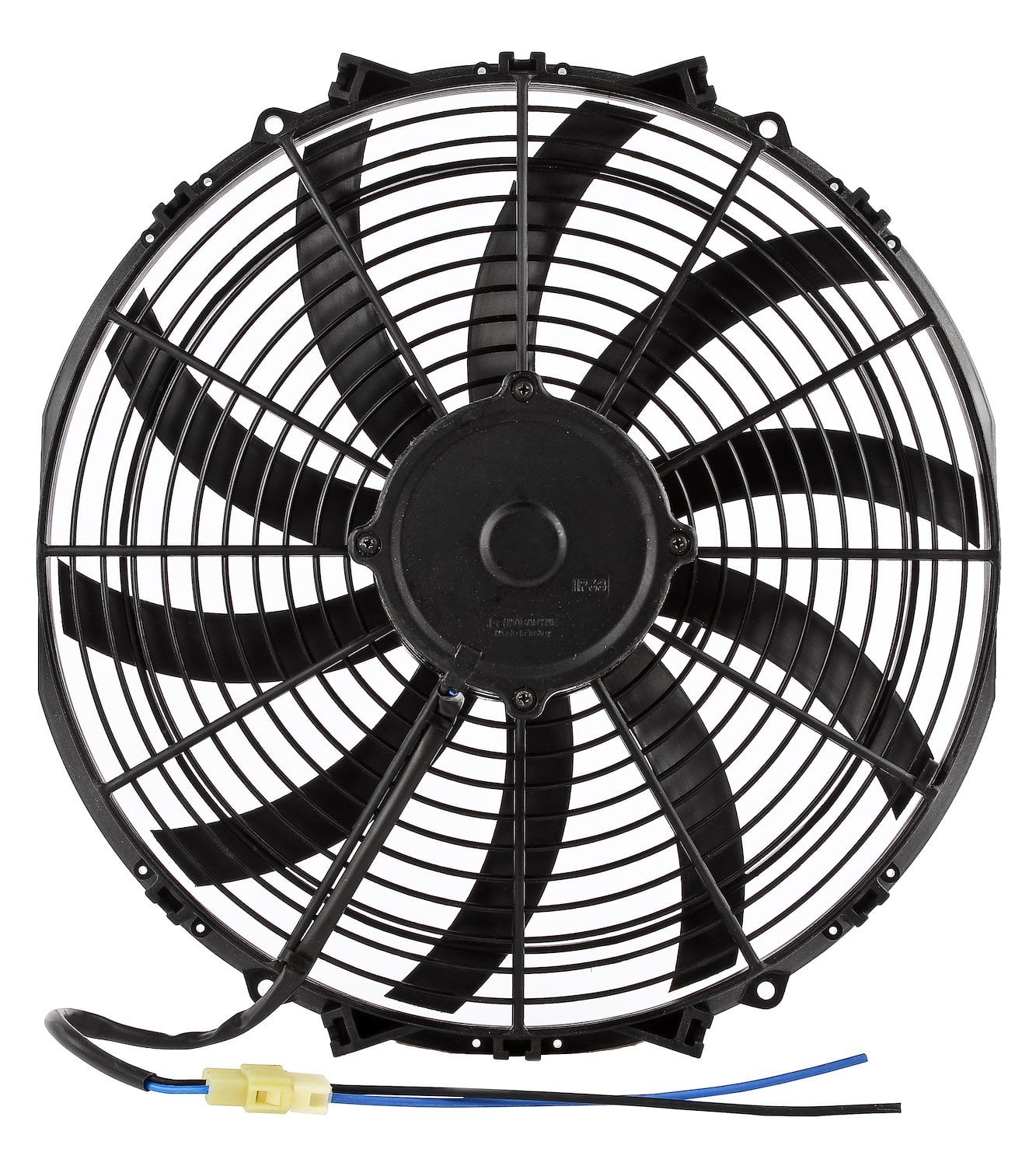 JEGS 52163 Low Profile Heavy Duty Cooling Fan 14 Diameter 225 Watt ...