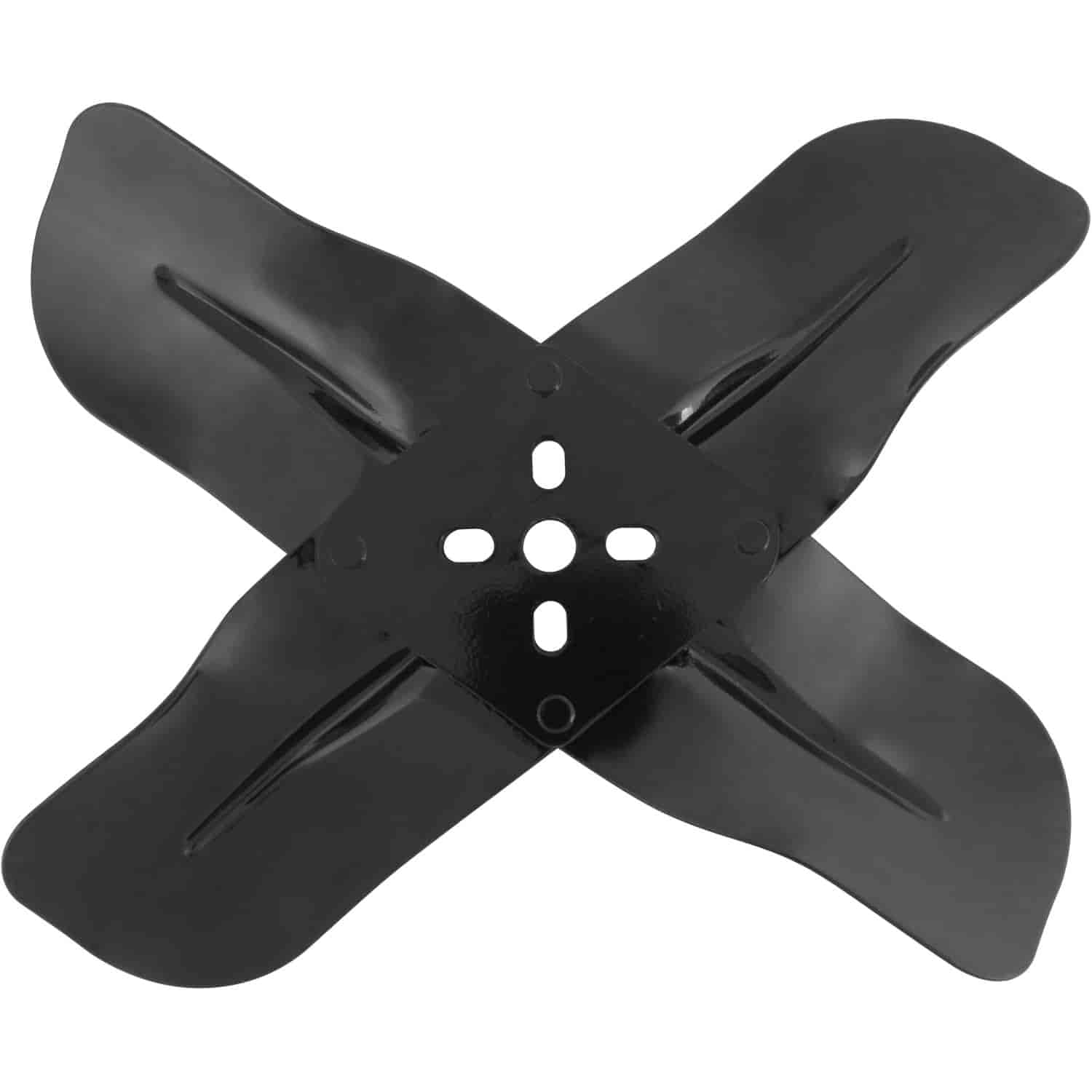 JEGS 52195 Steel Mechanical Fan Universal 4-Blade 15 Diameter 5/8 Pilot ...
