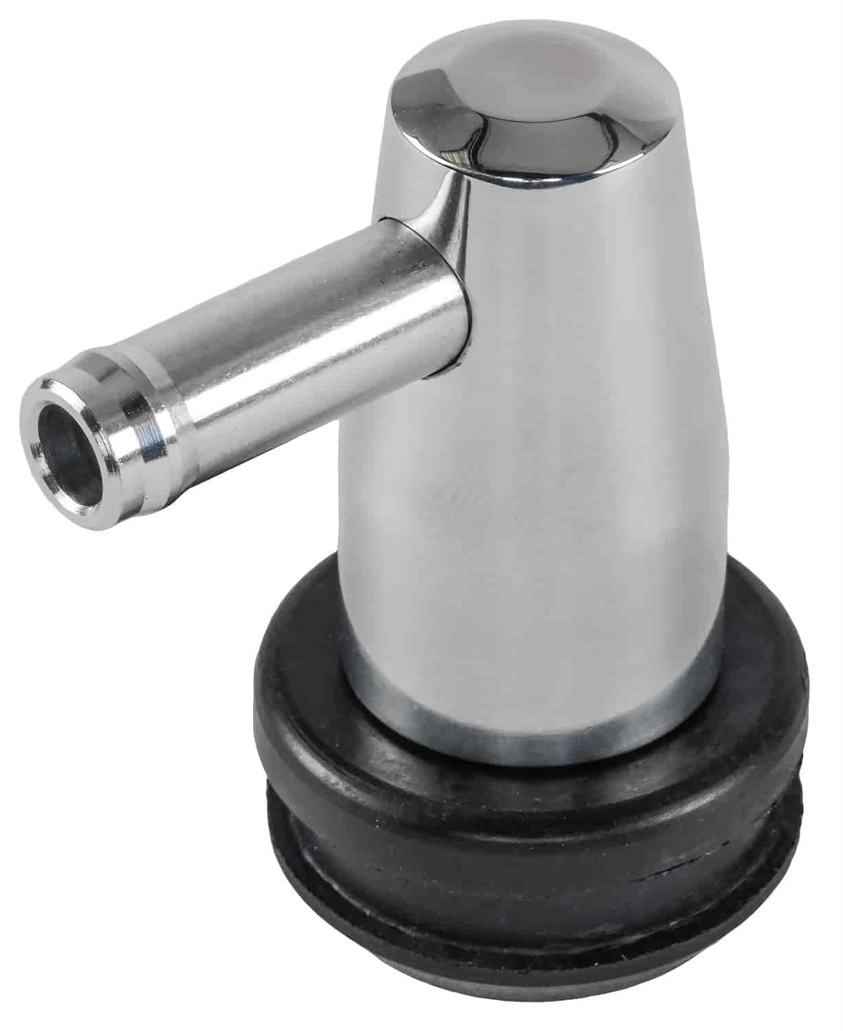 JEGS 52225 Billet Aluminum PCV Valve 3/8 in. Hose Barb 3/4 in. Neck ...