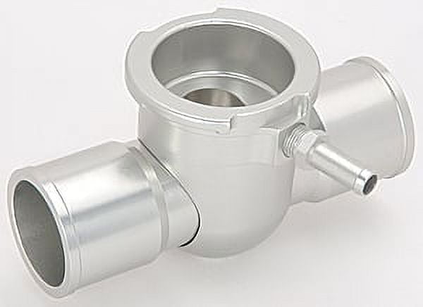 JEGS 53045 In-Line Radiator Hose Filler Clear Anodize 1.5 x 1.5 Male ...