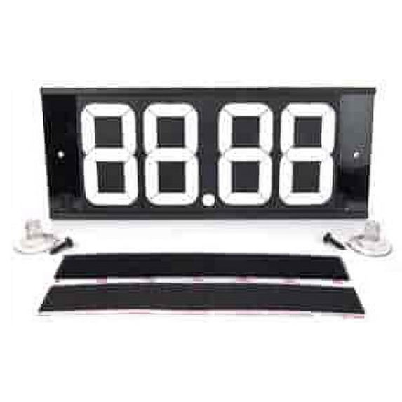 JEGS 55058 Hook & Loop Dial-In Board For Side Window 4-Digits White ...