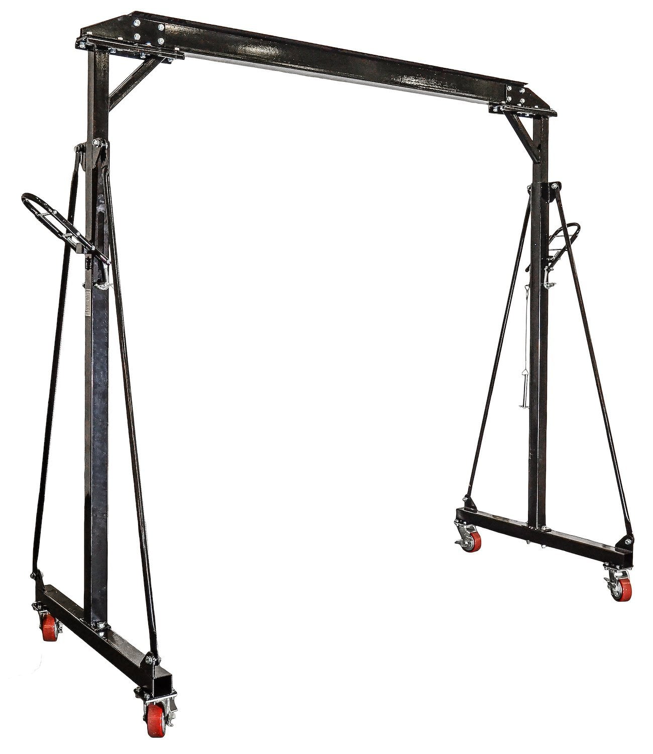 "JEGS 81245 1-Ton Capacity Adjustable Gantry Crane, 7'11"" to 11'9"" H ...