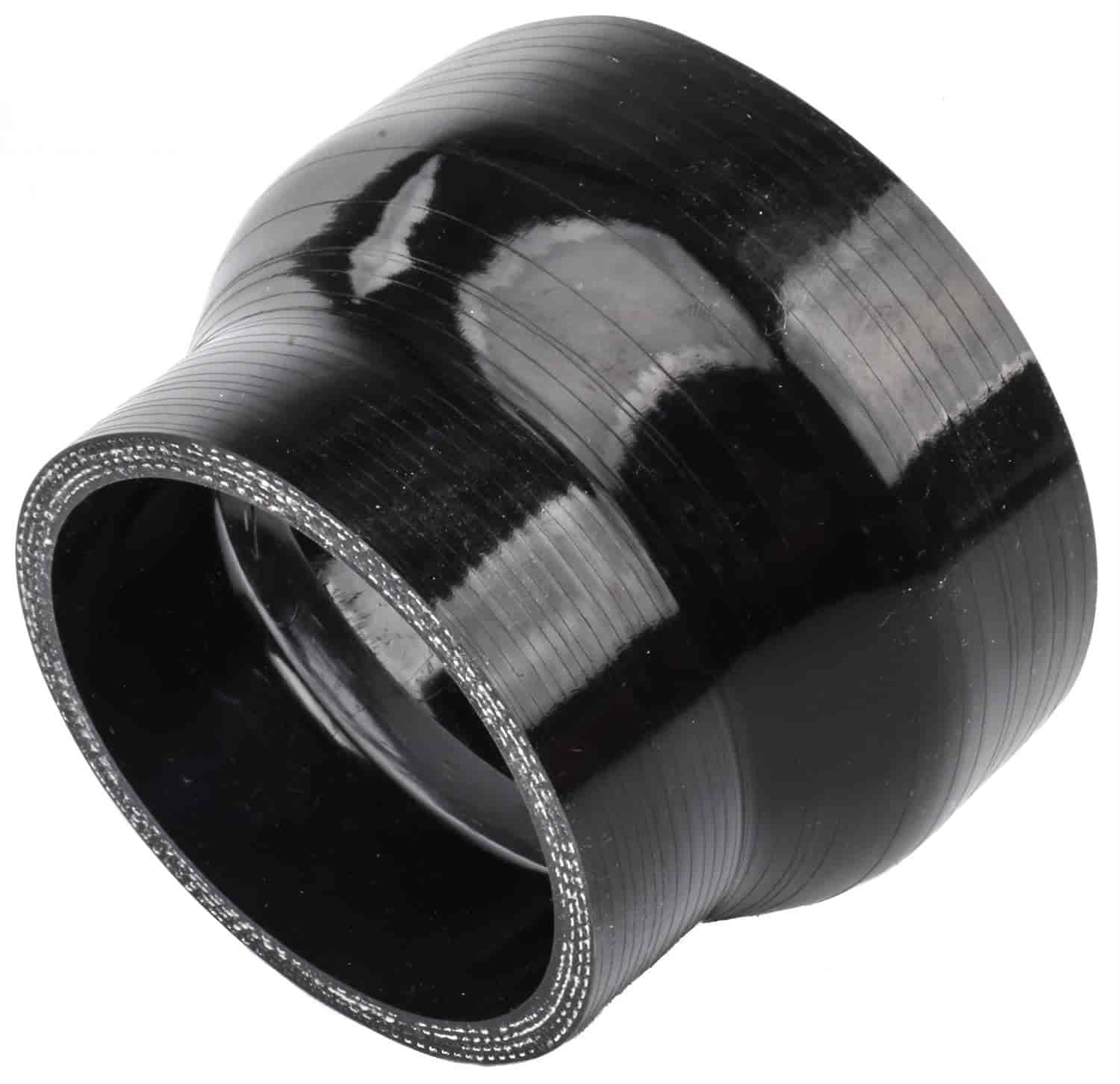 JEGS 56034 Silicone Hose Connector Reducer 3 Overall Length 4 to 3 ...
