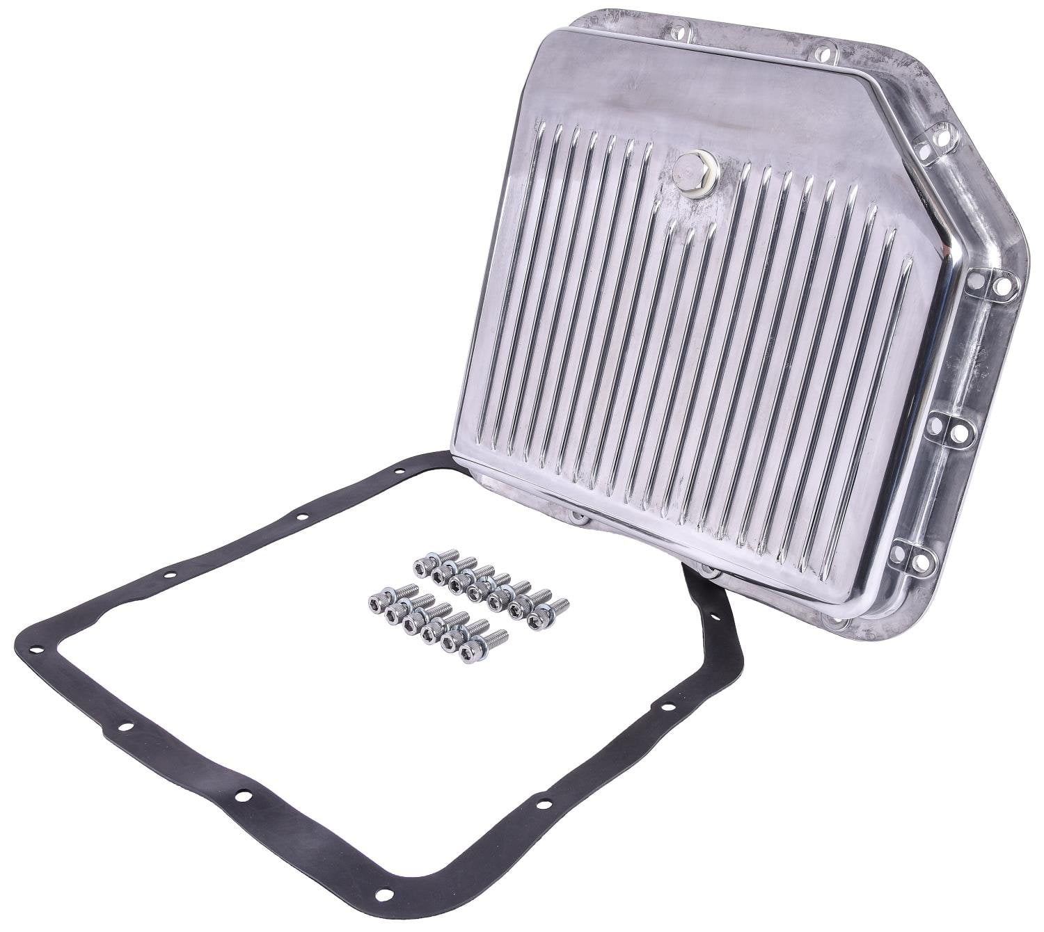 JEGS 60180 Aluminum Transmission Pan GM TH350 Overall Depth: 2-5/16 ...