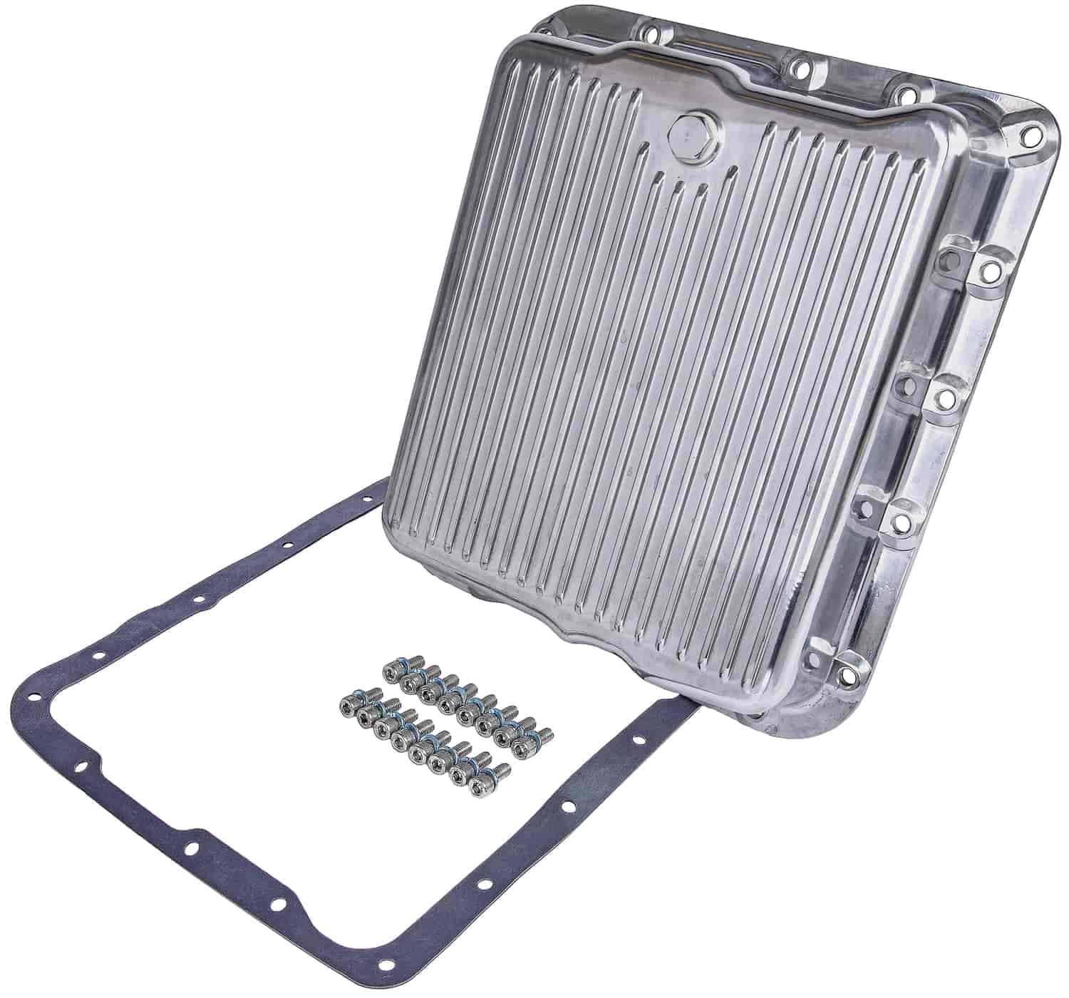 JEGS 60183 Aluminum Transmission Pan GM TH700-R4 and 4L60 Overall Depth ...