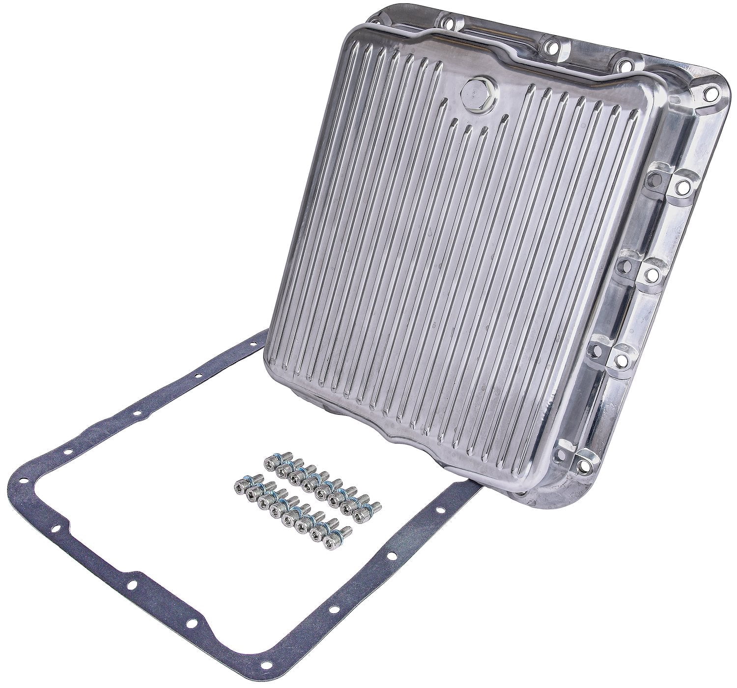 JEGS 60183 Aluminum Transmission Pan GM TH700-R4 and 4L60 Overall Depth ...
