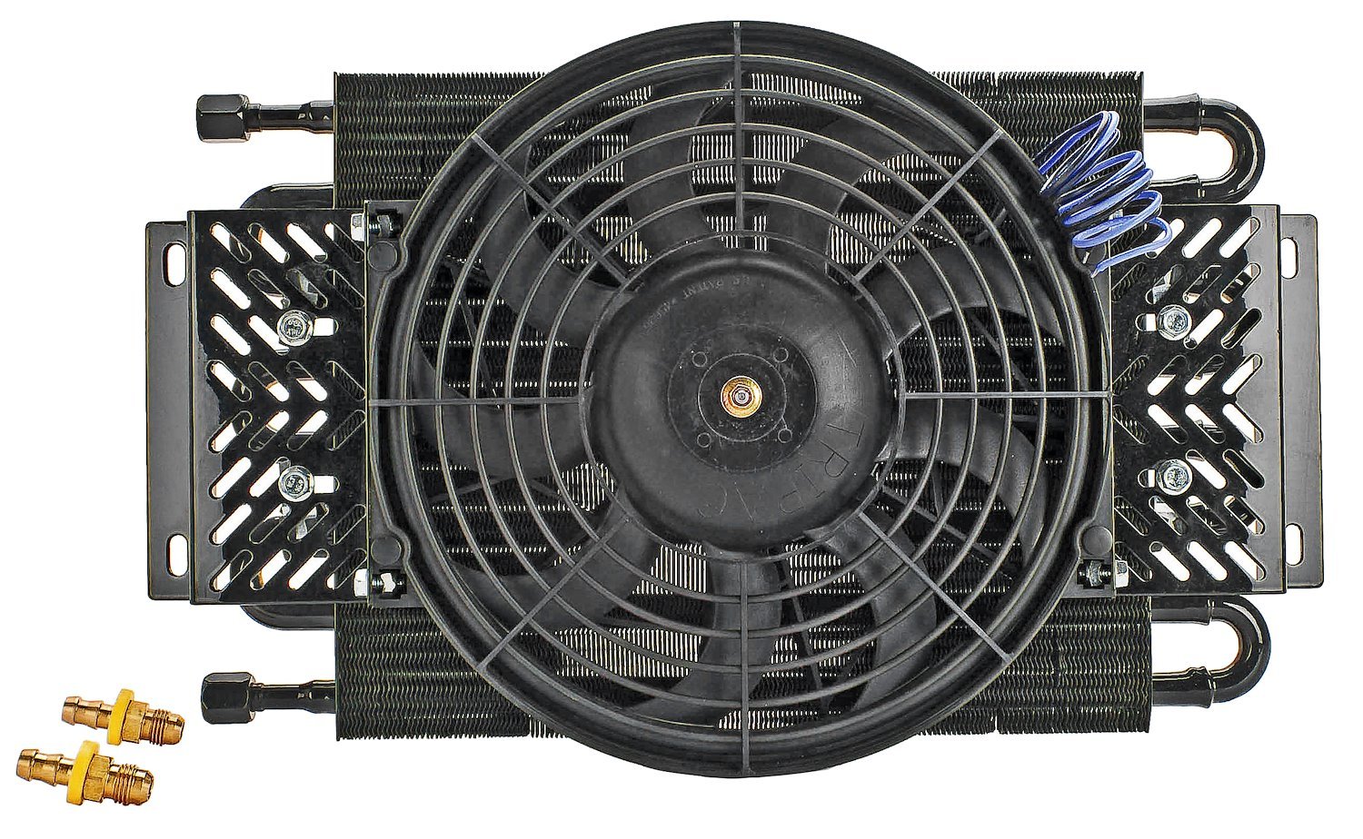 JEGS 60345 HP Trans Cooler 26 000 GVW Fan can be used as a pusher or ...