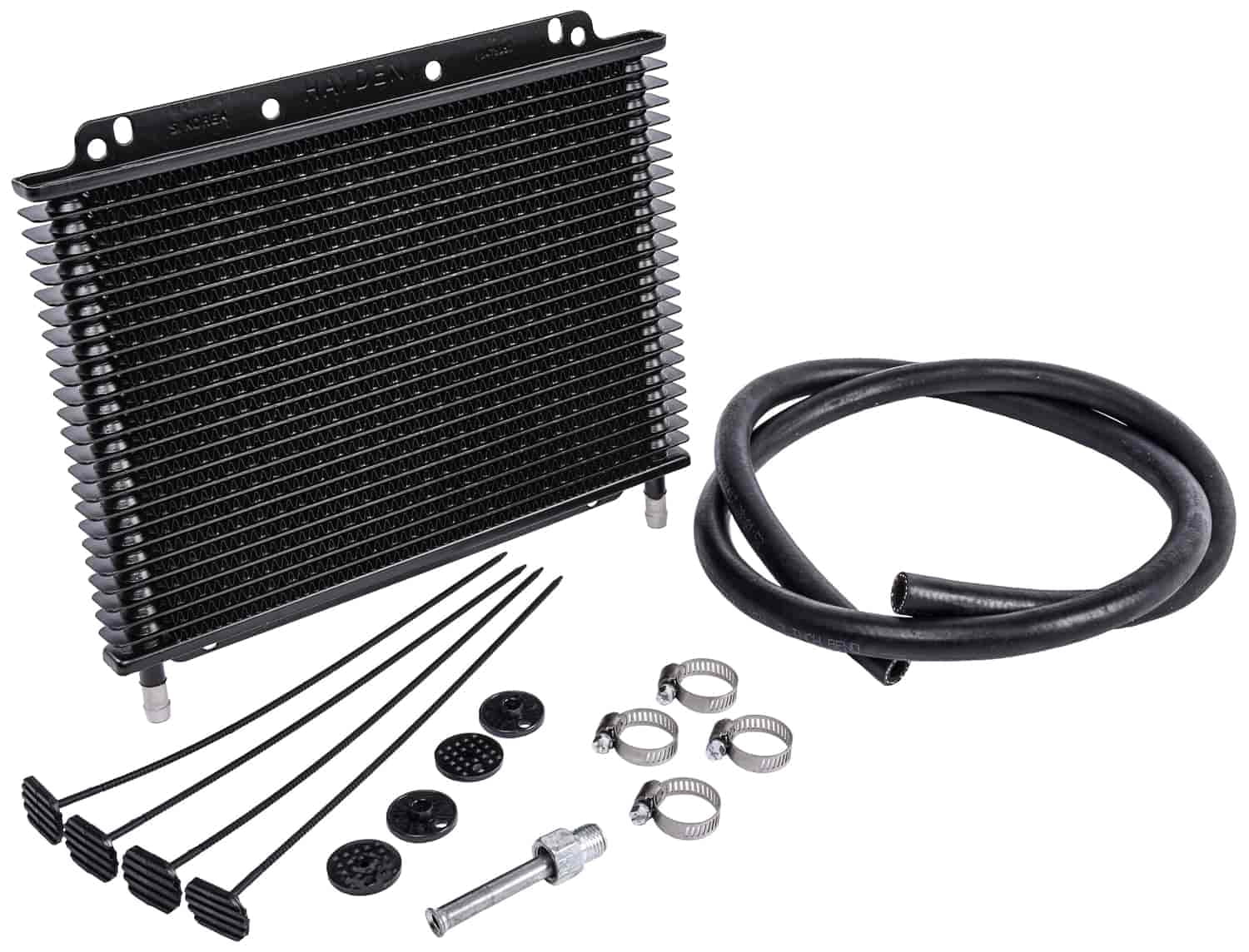 JEGS 60382 XHP Transmission Cooler 24 000 GVW 11 x 9-1/2 x 3/4 Includes ...