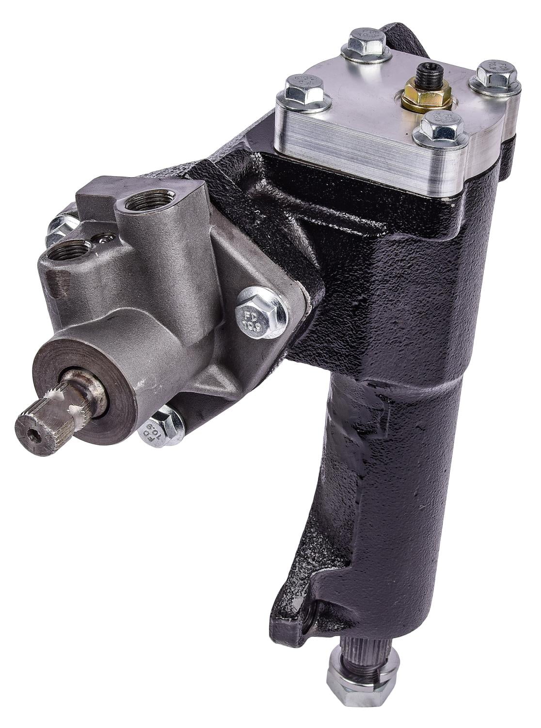 JEGS 60756 Power Steering Box 1955-1957 Chevy Tri-Five 14:1 Steering ...