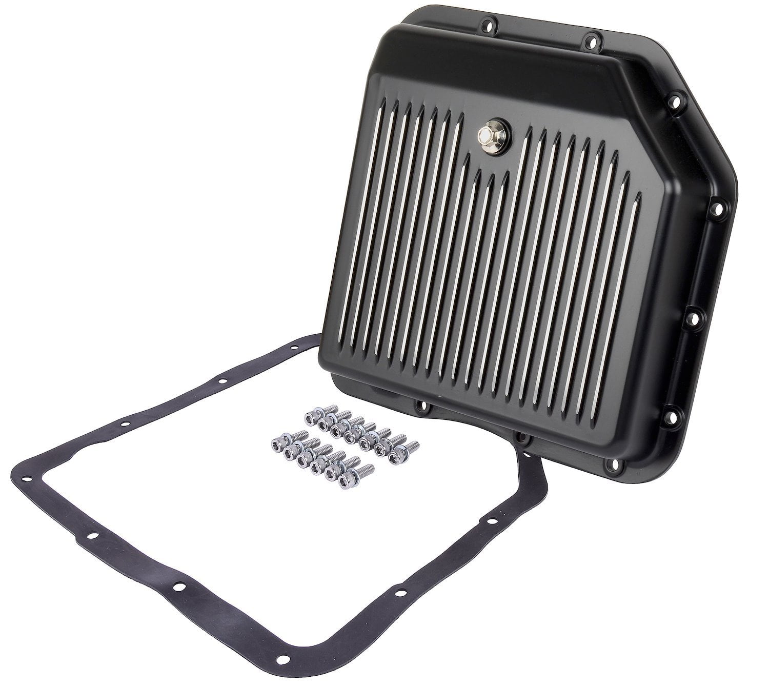 JEGS 61180 Aluminum Transmission Pan GM TH350 Overall Depth: 2-1/4 ...