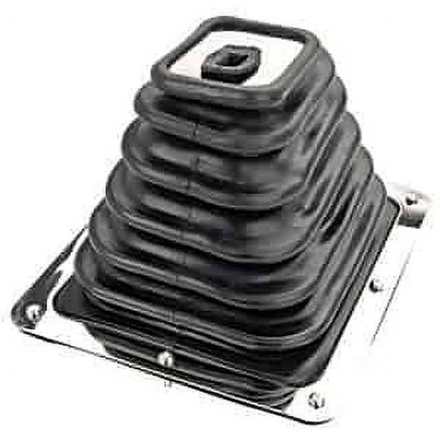 JEGS 62382 Shifter Boot & Plate Overall: 7-7/8 x 9 Fits hole up to 6-1/ ...