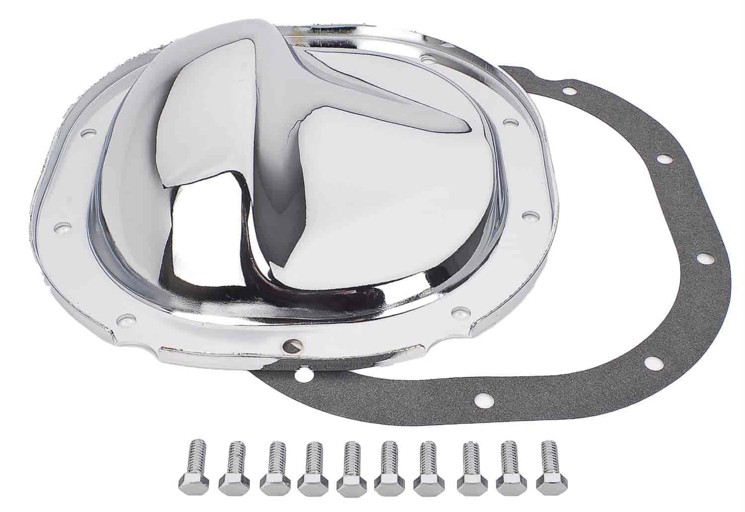 JEGS 62500 Chrome Differential Cover Ford 8.8 in. 10-Bolt Except IRS ...