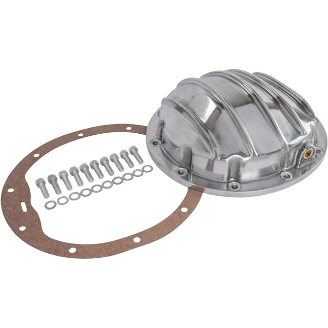 JEGS 62550 Cast Aluminum Differential Cover GM 8.5 in. 10-Bolt Polished ...