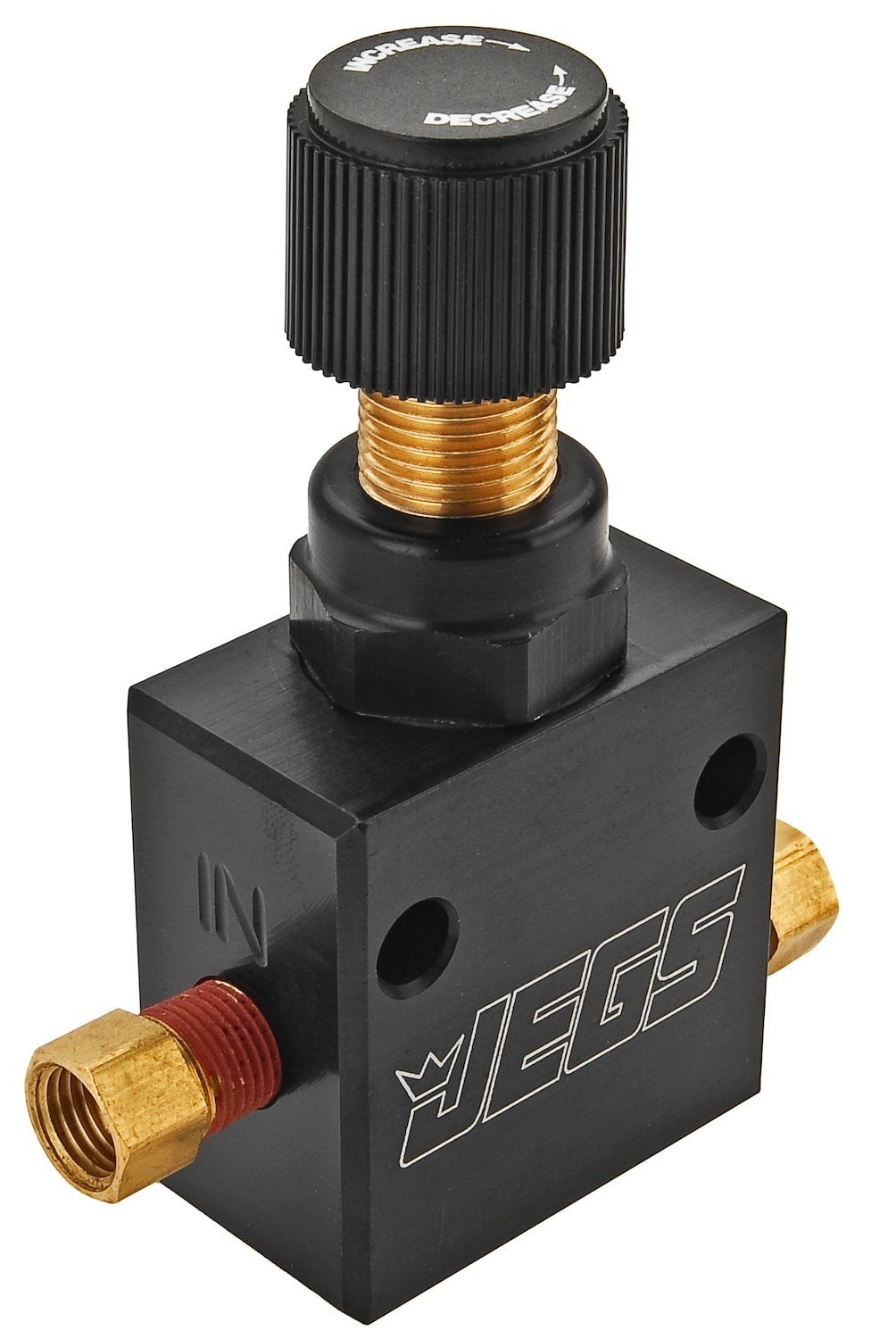 JEGS 63020 Adjustable Proportioning Valve 3/8 -24IF Inlet/Outlets for 3 ...