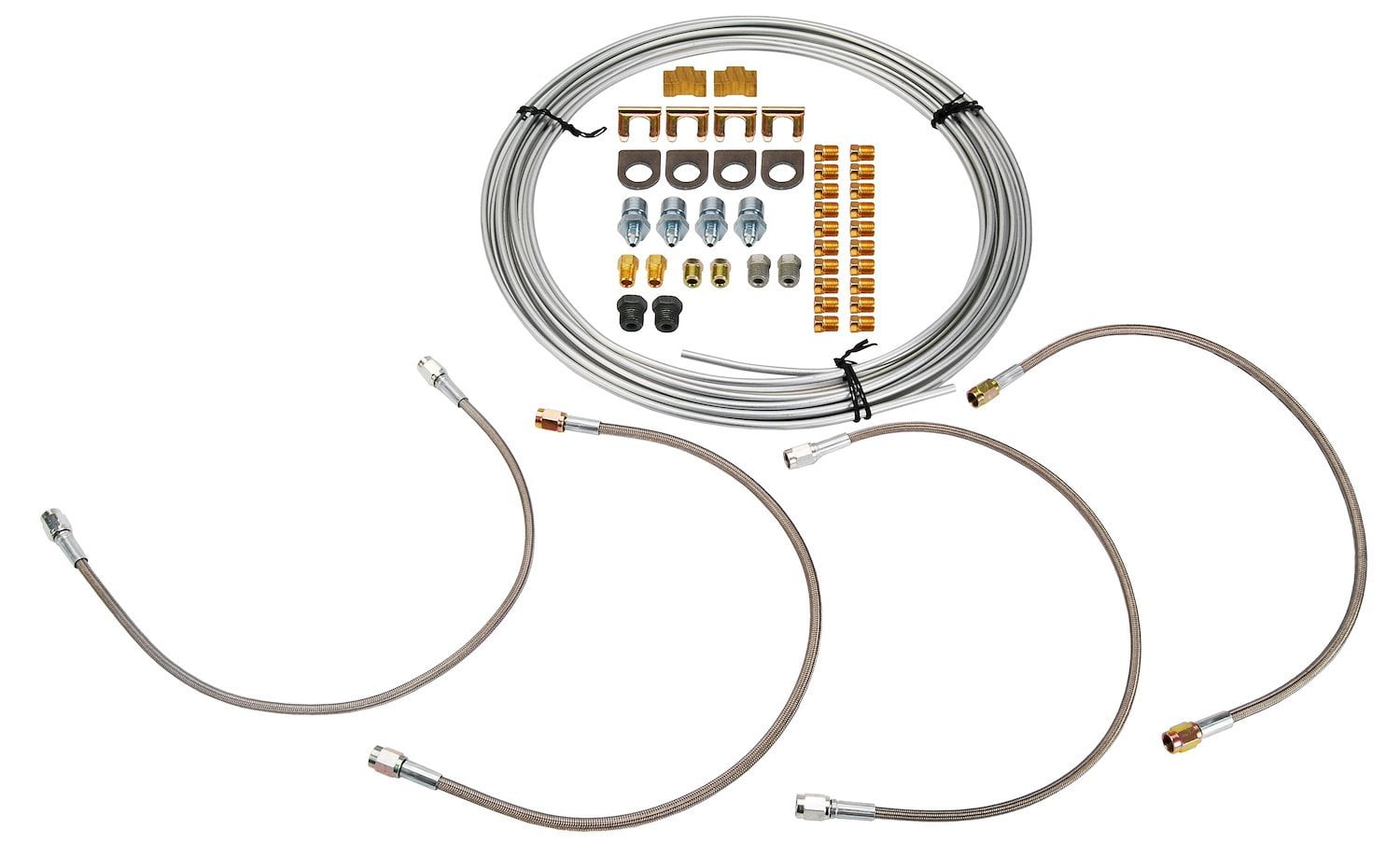 JEGS 63095 Universal Brake Line Kit Made in the USA - Walmart.com