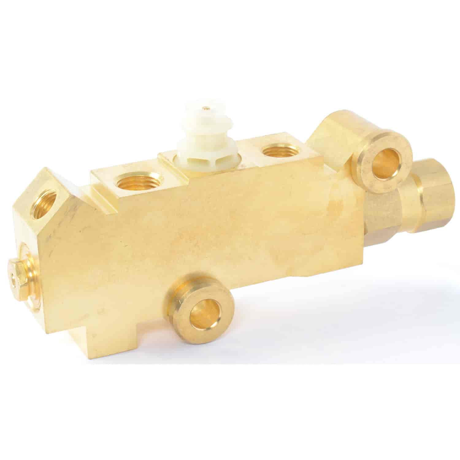 JEGS 631290 Brake Proportioning Valve GM Disc/Drum Applications (2) 3/8 ...