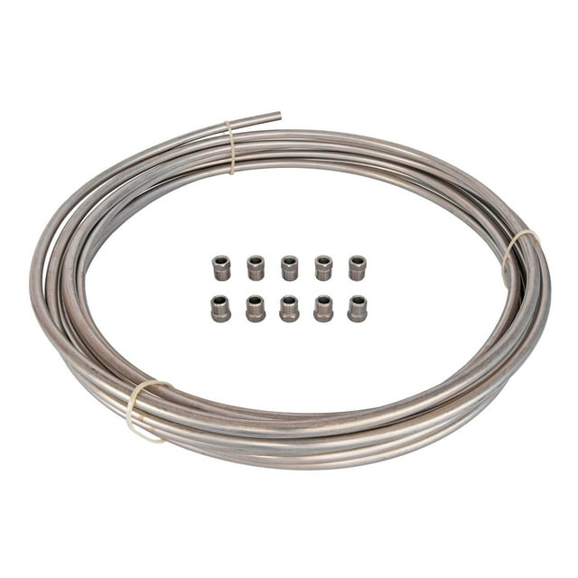 JEGS 635207 Stainless Steel Fuel Line Coil Kit 5/16 in. O.D. x .028 in ...
